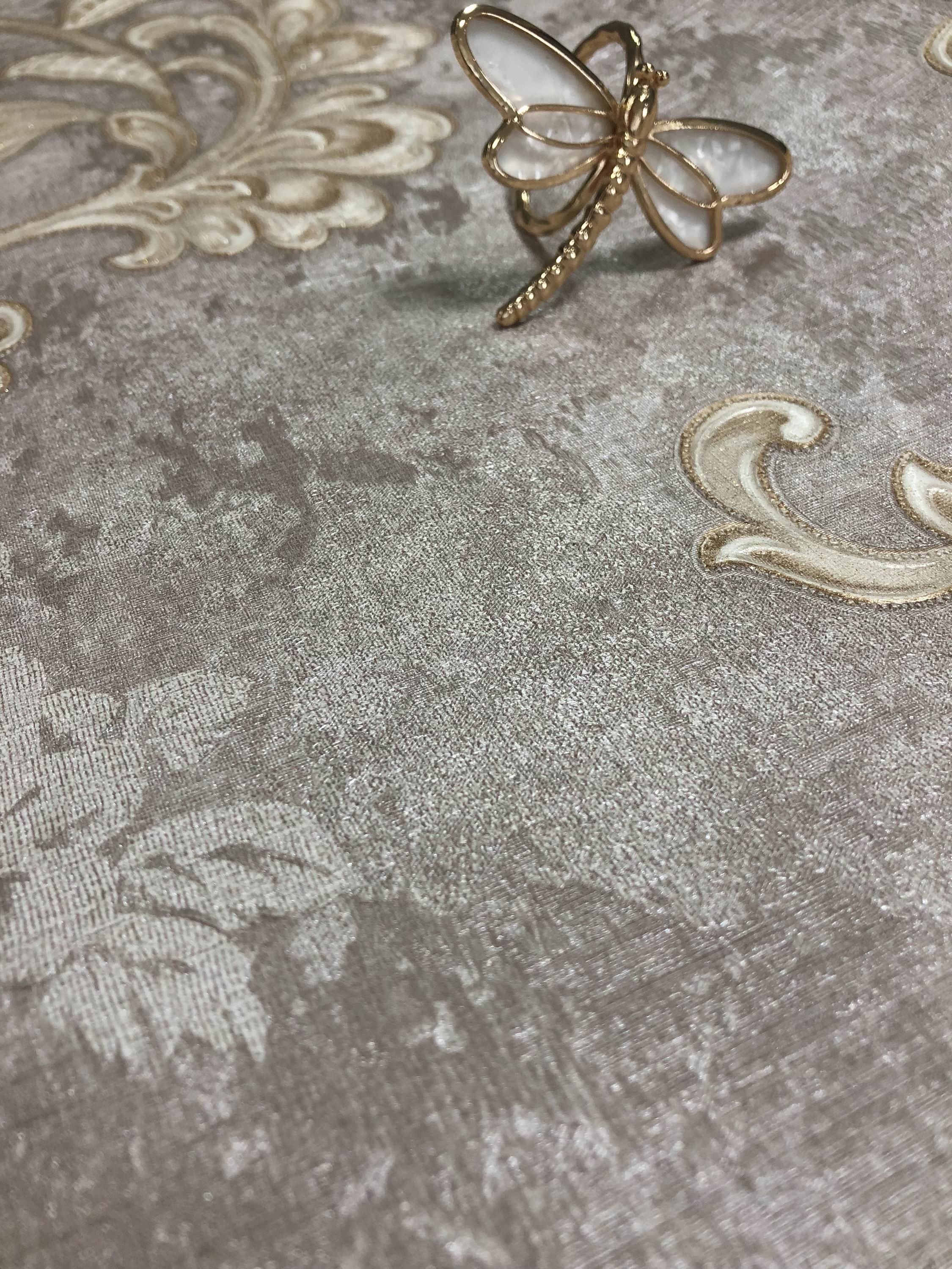 Thick Matte Embossed Rose Vinyl Wallpaper for Walls from China ...